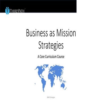 BAM Strategies Introduction Module | PPSX