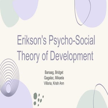 Eriksons 8 stages of development | PPT