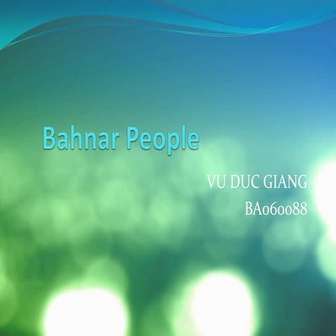 Banah Ethnic Group | PDF