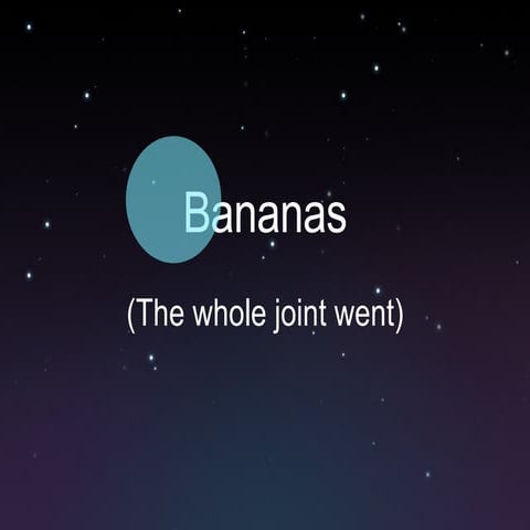 bananas | PPT