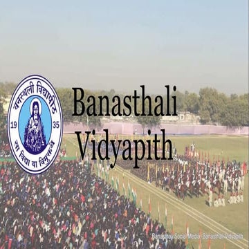 Banasthali Vidyapith ppt.pptx