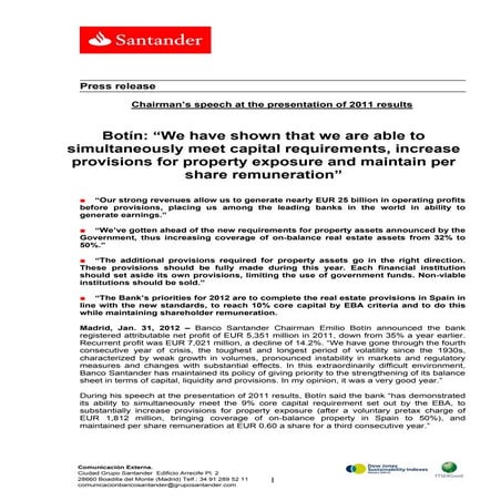 30 key dates in the history of Santander | PDF