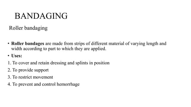 Bandaging | PPTX
