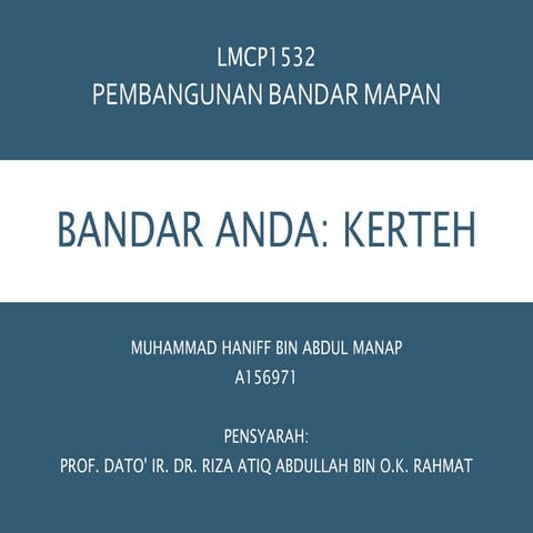 Bandar anda | PPTX
