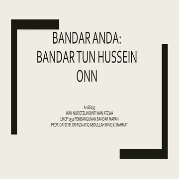 Bandar anda | PPTX