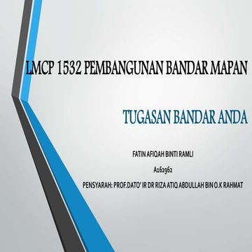 Bandar anda | PPTX