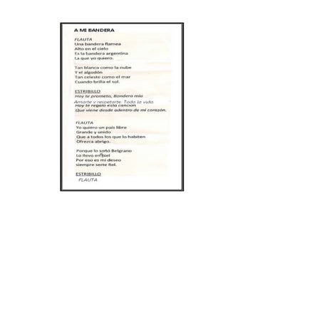 A mi Bandera | PDF