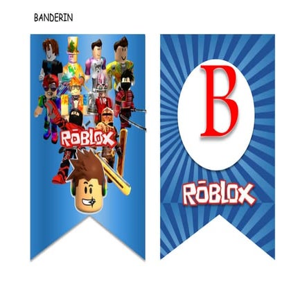 Banderin editable roblox | PPTX