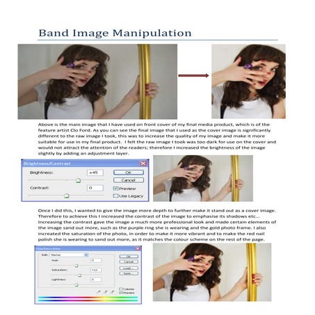 Band image manipulation | DOCX