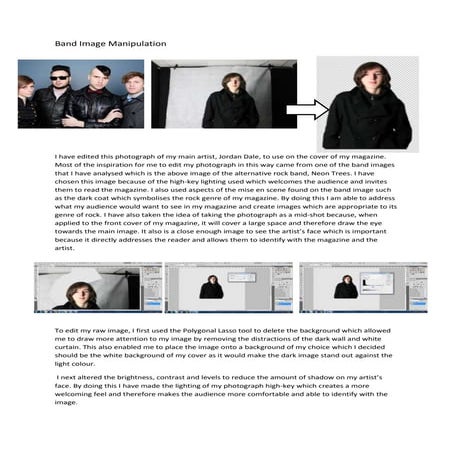 Band image manipulation | DOCX