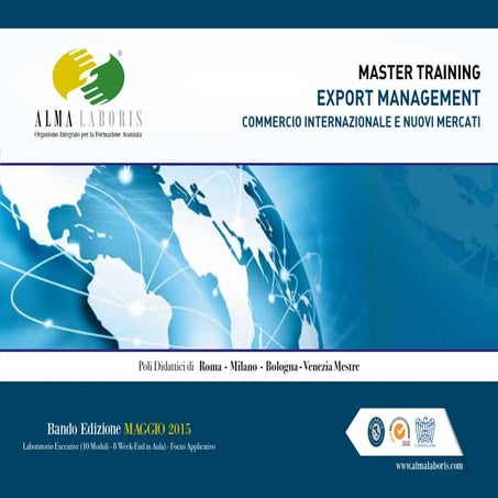 Come diventare un export manager con il Master in Export Management ...