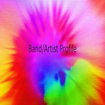 Band/Artist Profile | PPTX