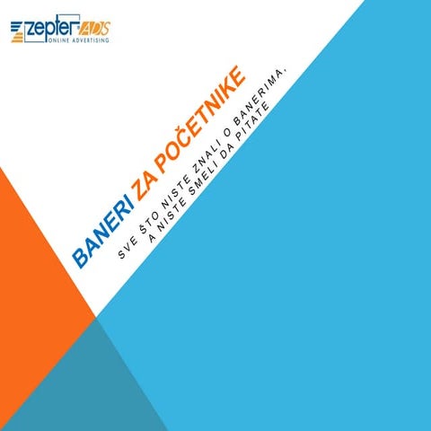 Baneri za početnike | PPTX