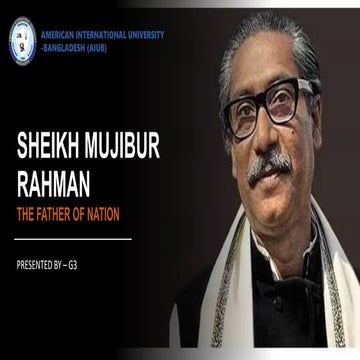 SHEIKH MUJIBUR RAHMAN | PPT