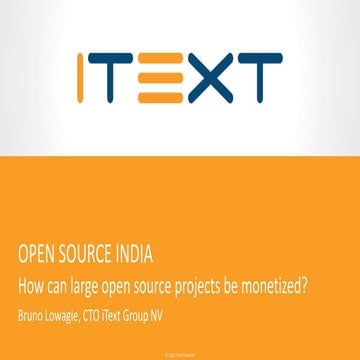 How can large open source projects be monetized? | PPTX | Shareware and ...