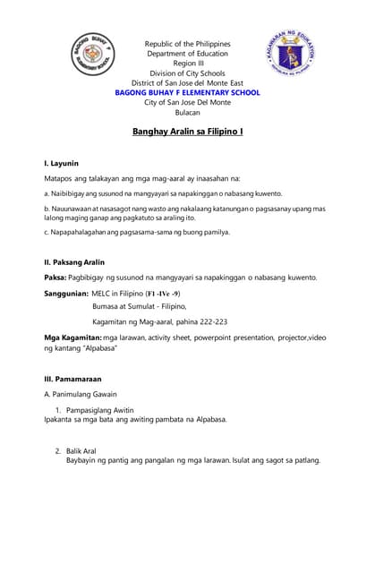 Detalyadong Banghay Aralin sa EPP 5 | PDF