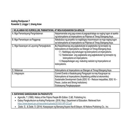 LE_Q2_AP7_Lesson 3 Week 6. lesson exemplar | PDF