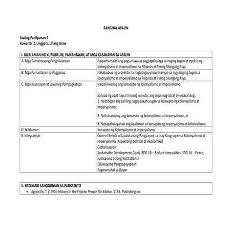 LE_Q2_AP7_Lesson 3 Week 6. lesson exemplar | PDF