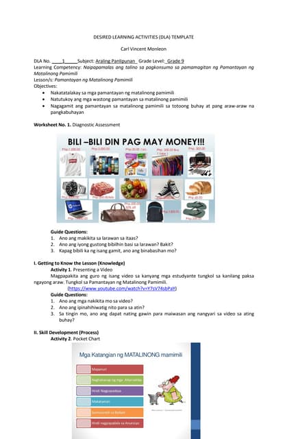 Banghay aralin sa araling panlipunan 9 (venn diagram) | PDF