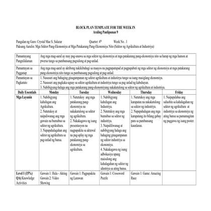 AP 9 LESSON PLAN | DOCX