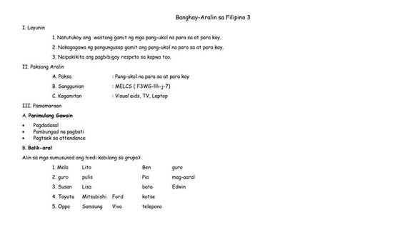 Lm he4(pagtanggap ng bisita ) | DOCX