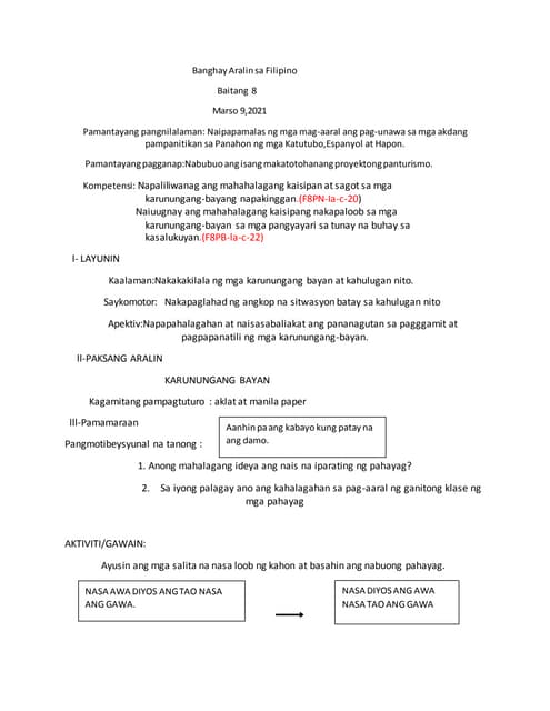 ALAMAT-GRADE 7.POWERPOINT and DETAILED LESSON PLAN TOPIC | PPTX