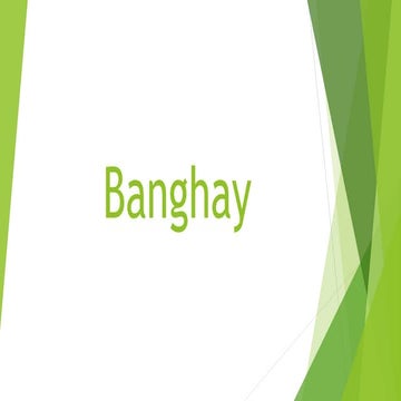 Banghay report | PPTX