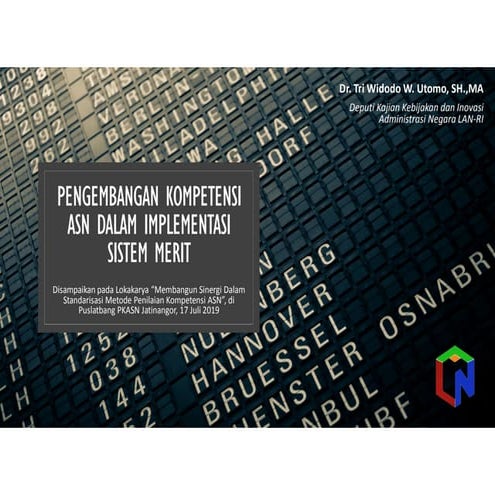 Bangkom ASN Dalam Implementasi Sistem Merit | PDF