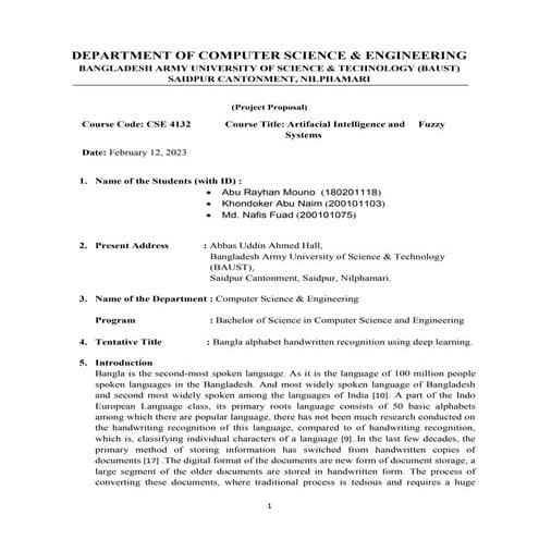Project t Proposal Bangla alphabet handwritten recognition using deep learning..pdf
