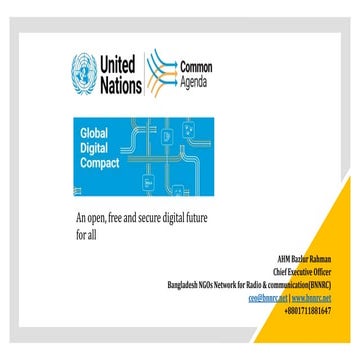 UN Global Digital Compact | PPTX