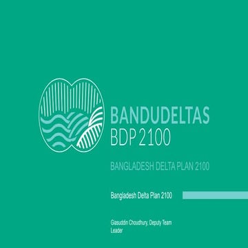 Bangladesh Delta Plan | PPT