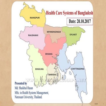 Bangladesh health care systems | PPTX