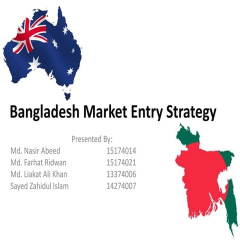 Bangladesh market entry strategy | PPTX