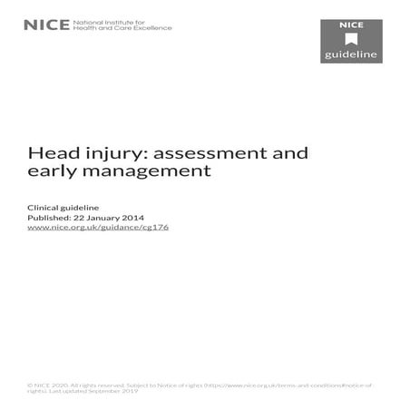 Nice headaches diagnosis and management of headaches in young people ...