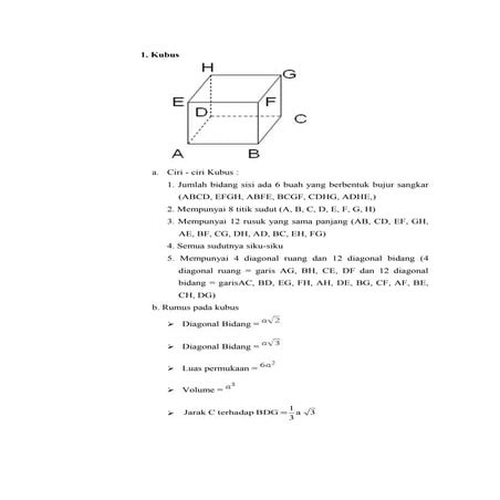 Bangun ruang 2 | PDF