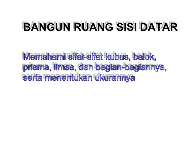 Jaring jaring bangun ruang | PPTX