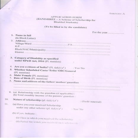 Banishree application form.pdf 2 | PDF