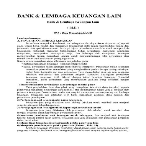 Bank | PDF