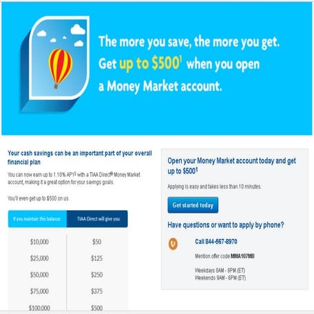 $500 bonus from TIAA | PDF