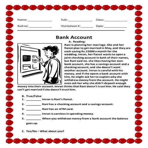 Bank account | PDF