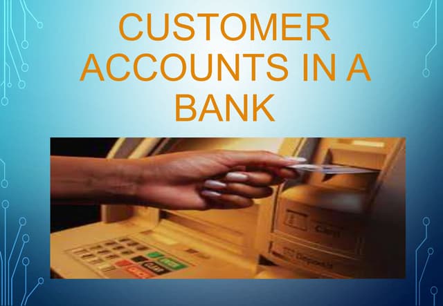 types of accounts in a bank | PPTX