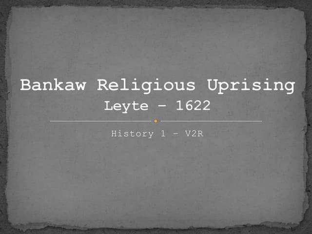 Tamblot revised | PPT