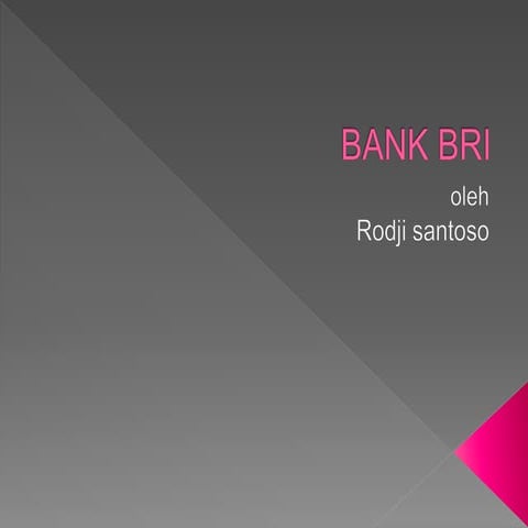 Bank bri | PPTX