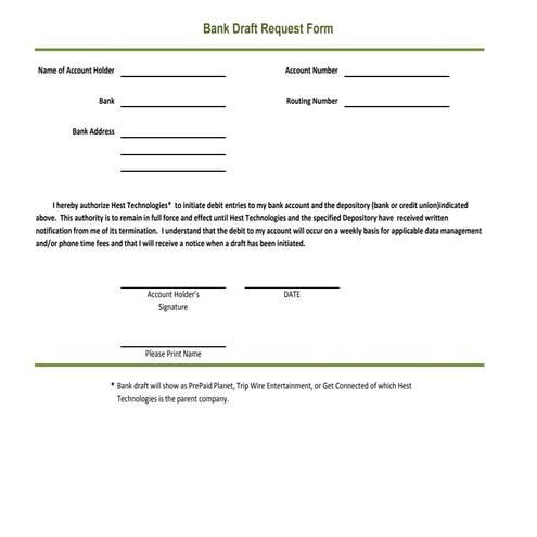 Bank Draft Sample Form Voided Check Learn How To Create One Online