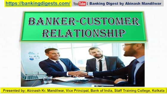 Special type of customer of bank | PPT