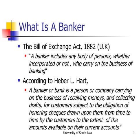 Banker customer relationship | PPT