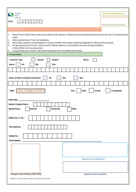 Mc+card+application+form+(blank+copy) | PDF