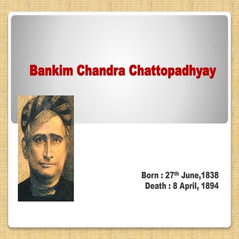 Bankim chandra chattopadhyay by studiojayanta@gmail.com