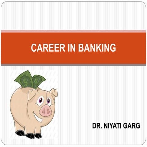 Career in Banking | PPTX