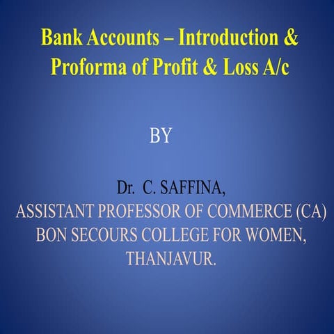 Introduction to accounting statements | PDF